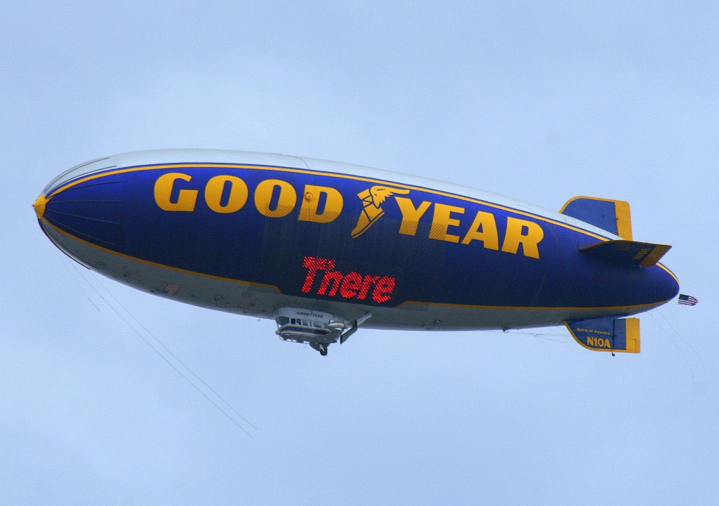 Goodyear Blimp Spirit of America Carson California