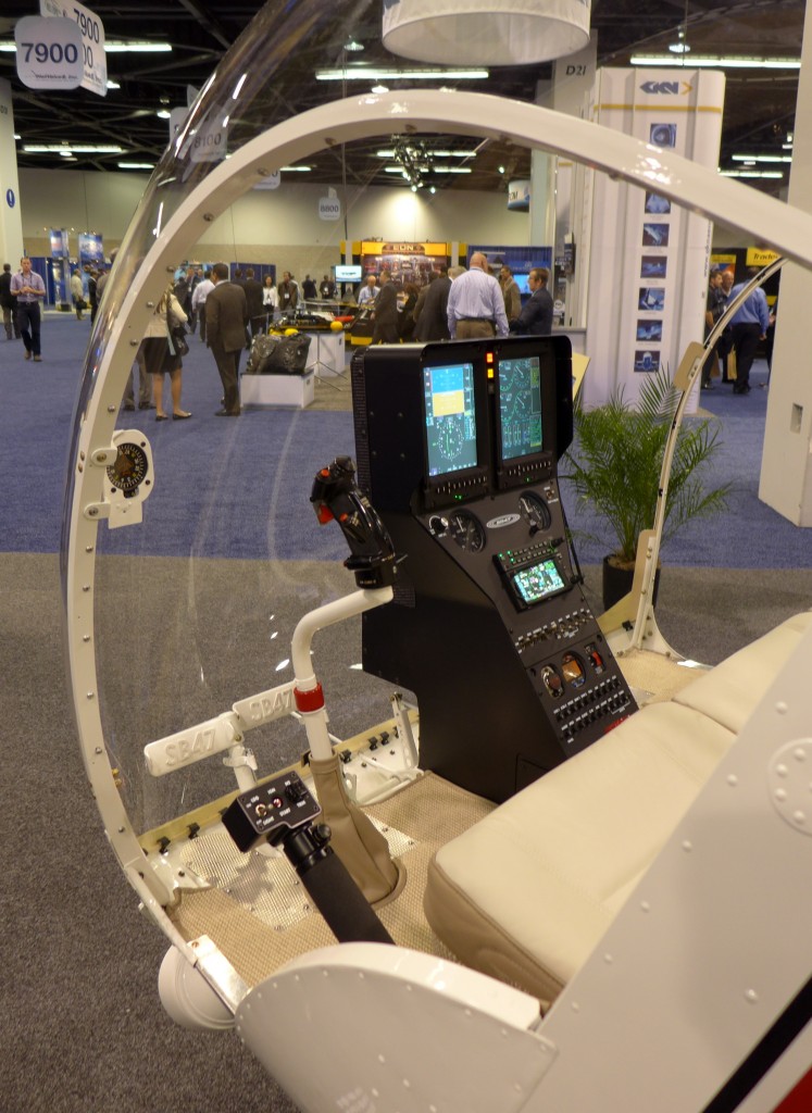 Scott’s Bell 47GT-6 interior | Alain Gayot Photos Gallery